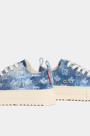 Dsquared2 Berlin Monogram Denim Sneakers