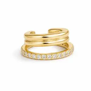 HYE JANE JEWELRY Trio Ear Cuff - Gold