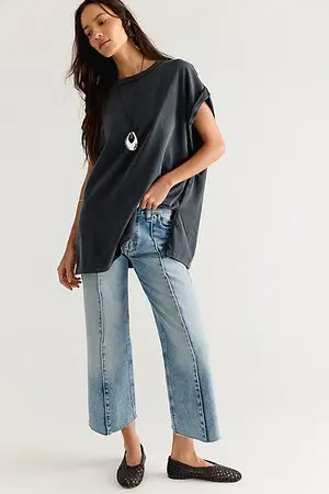 Free People We The Free Atlas Muscle Tunic - Black