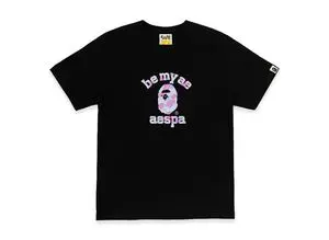 A BATHING APE X Aespa College Relaxed Fit T-shirt - Black