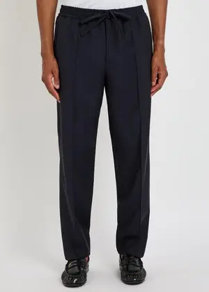 Valentino Garavani Straight-leg Wool-blend Trousers