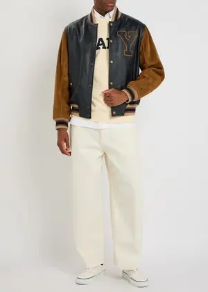 Gant Yale Appliquéd Cotton-blend Sweatshirt