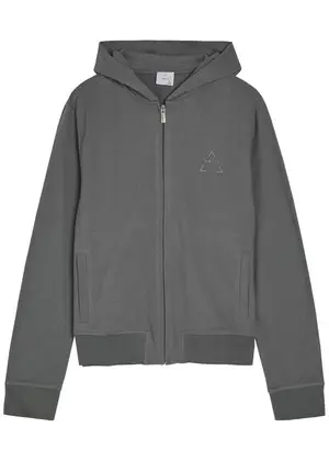 AN-Y1 Vice Hooded Stretch-cotton Sweatshirt