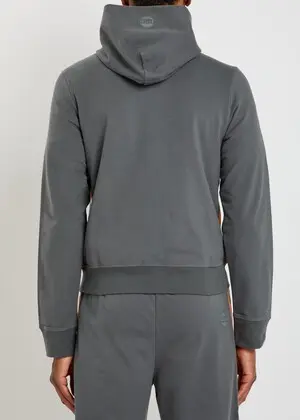 AN-Y1 Vice Hooded Stretch-cotton Sweatshirt