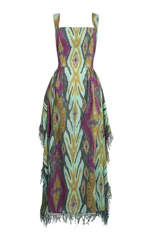 Lena Hoschek Medina Cotton Midi Dress