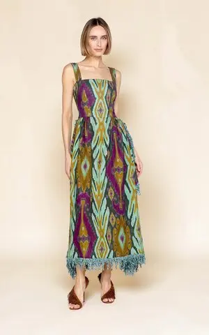 Lena Hoschek Medina Cotton Midi Dress