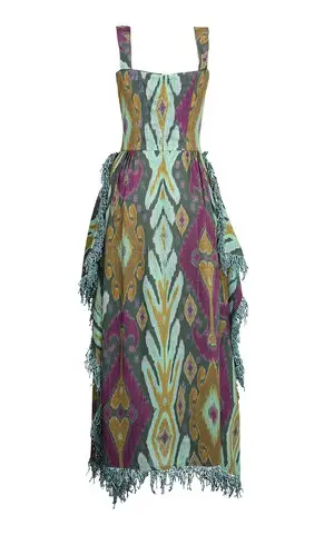 Lena Hoschek Medina Cotton Midi Dress