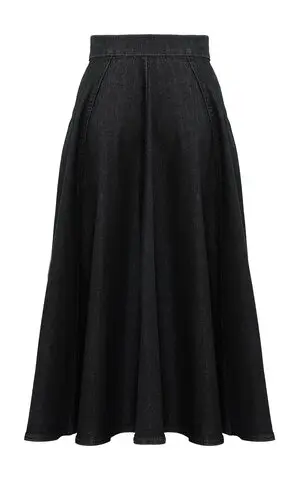 Lena Hoschek Labour Cotton-blend Midi Skirt