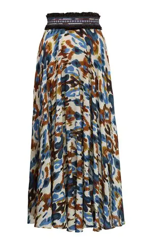 Lena Hoschek Maeve Cotton Maxi Skirt - Print