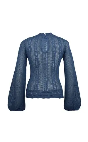 Lena Hoschek Affaire Cotton-blend Knitted Top