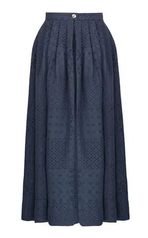 Lena Hoschek Masha Cotton Midi Skirt