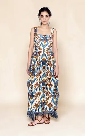 Lena Hoschek Medina Cotton Maxi Dress