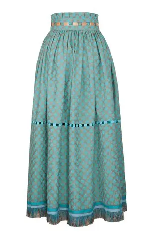 Lena Hoschek Paradise Cotton Midi Skirt