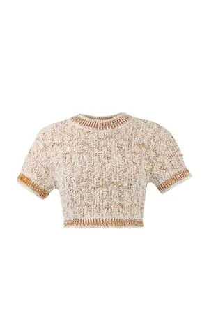 Lena Hoschek Spirit Cotton-blend Knit Top - Multi