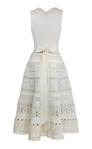 Lena Hoschek Ceremony Linen Dirndl Midi Dress