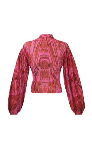 Lena Hoschek Wonderland Silk-blend Blouse