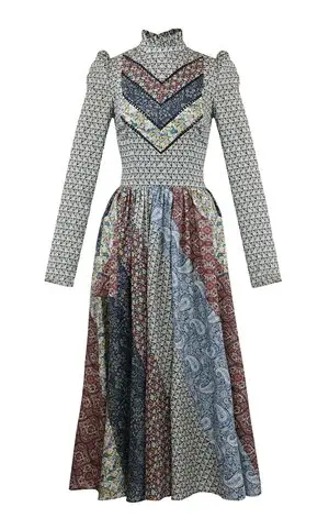 Lena Hoschek Vanderbilt Cotton Midi Dress