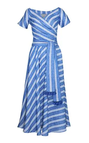Lena Hoschek Dalila Cotton-blend Midi Dress