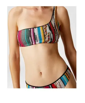 Missoni One-shoulder Striped Bikini