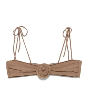 LA REVECHE Leyla Bikini Top - Brown