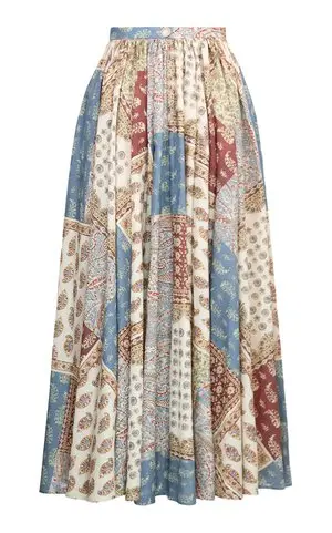 Lena Hoschek Vittoria Cotton Midi Skirt