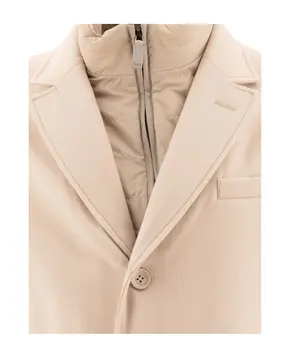 Herno Single-breasted High-neck Coat