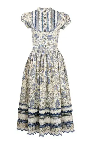 Lena Hoschek Gretl Cotton Midi Dress - Multi