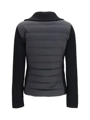 Moncler Padded Cardigan With Zipper Closure