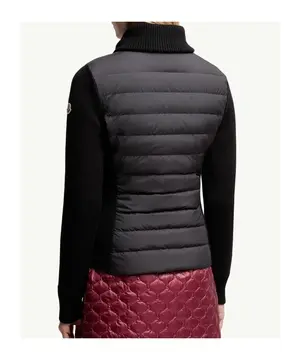 Moncler Padded Cardigan With Zipper Closure