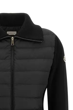 Moncler Padded Cardigan With Zipper Closure