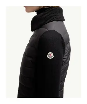 Moncler Padded Cardigan With Zipper Closure
