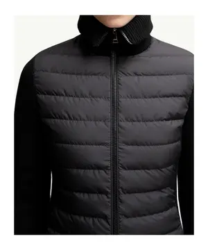 Moncler Padded Cardigan With Zipper Closure