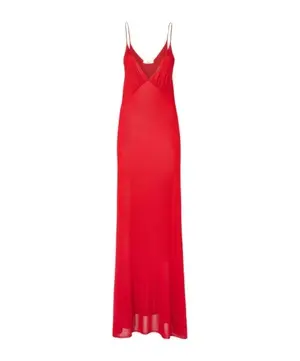Fendi Silk Yarn Dress - Red