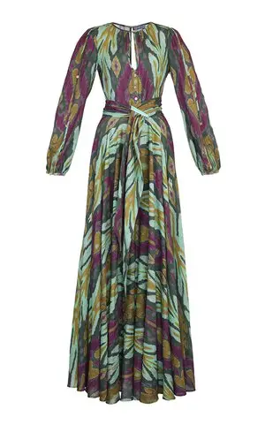 Lena Hoschek Bliss Cotton Maxi Dress - Multi