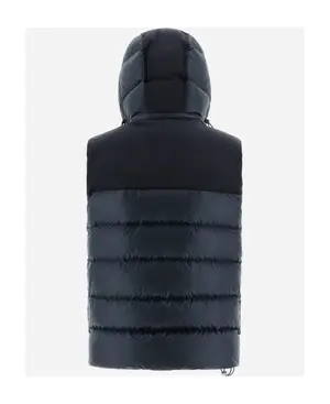Herno High Neck Hooded Gilet