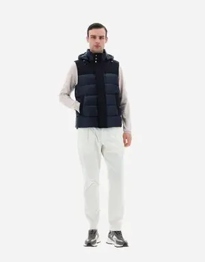 Herno High Neck Hooded Gilet