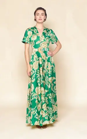 Lena Hoschek Harmony Cotton Maxi Dress