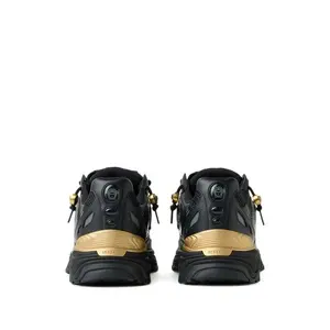 Versace Lace-up Sneakers With Medusa Motif