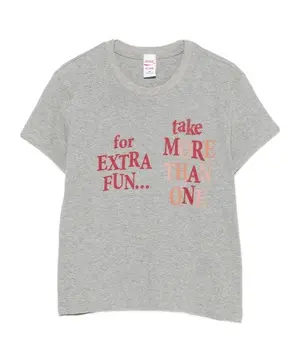 RE/DONE Crew-neck T-shirt - Gray