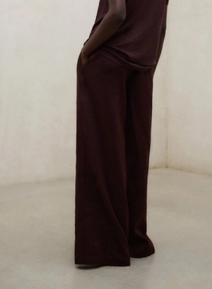 ECOALF Wide-leg Elasticated-waistband Trousers