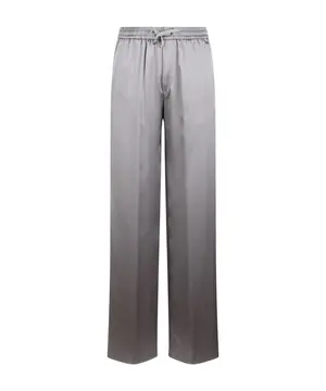 Herno Drawstring Straight Leg Pants - Gray