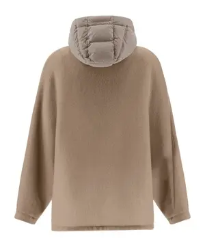 Herno Jacket With Patch Pockets And Drawstring Hood
