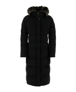 MOORER Hooded Down Jacket - Black
