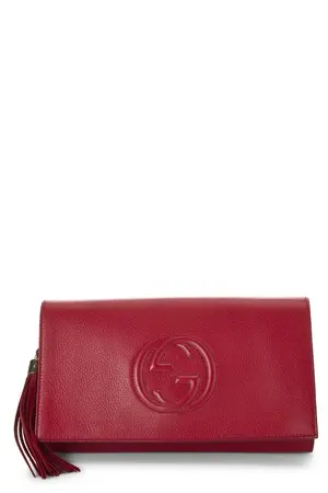 Gucci Leather Soho Clutch
