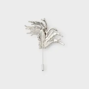 GIUSEPPE ZANOTTI Moritz Pin Brooch With Rhinestones