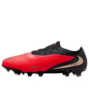 Nike Phantom Low Pro Fg Football Boots - Bright Crimson/black