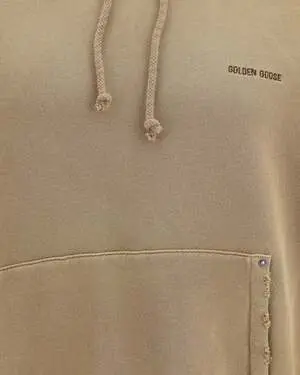 GOLDEN GOOSE Hooded Sweatshirt Mae - Brown