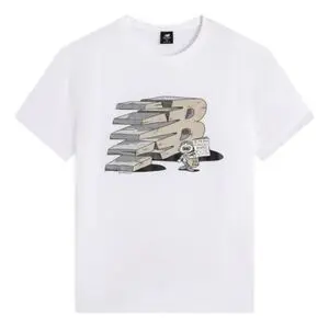 NEW BALANCE 3d Logo T-shirt Asia Sizing - White