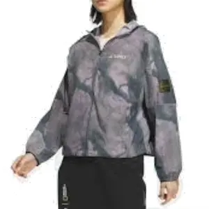 Adidas National Geographic Graphic Print Windbreaker Jacket
