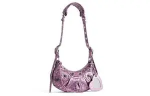 Balenciaga Le Cagole Xs Shoulder Bag With Leopard Print